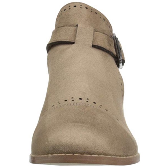 Boutique | Shoes | Muse Tan Cut Out Buckle Booties | Poshmark